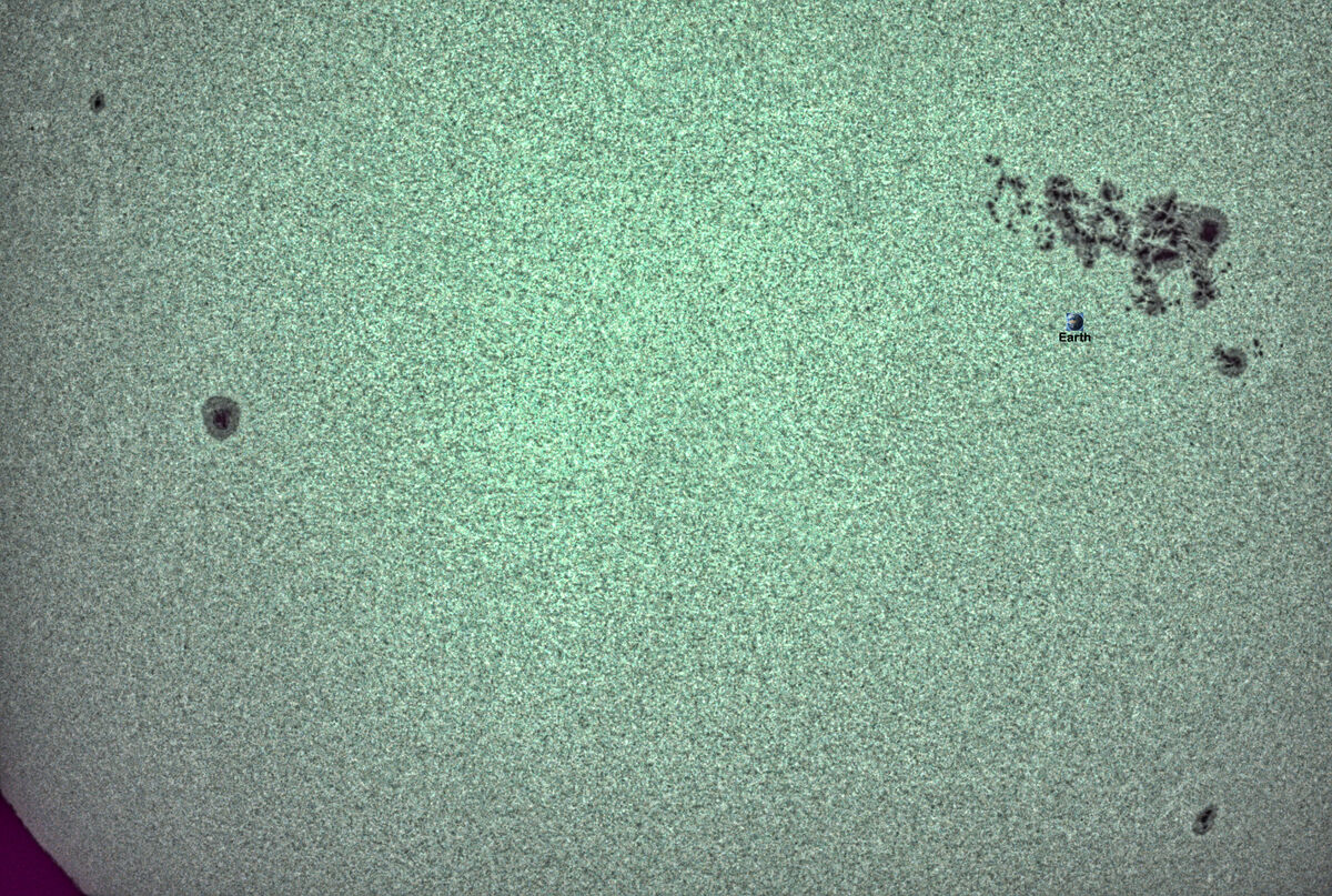 A Gorgeous Sunspot Region: I shot two 1000 frame video sessions of Ol ...
