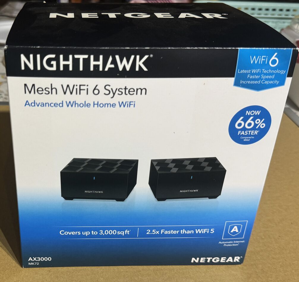 ~ Reduced Price ~ New Mesh Wi-Fi 6 System: I have a set of Netgear ...