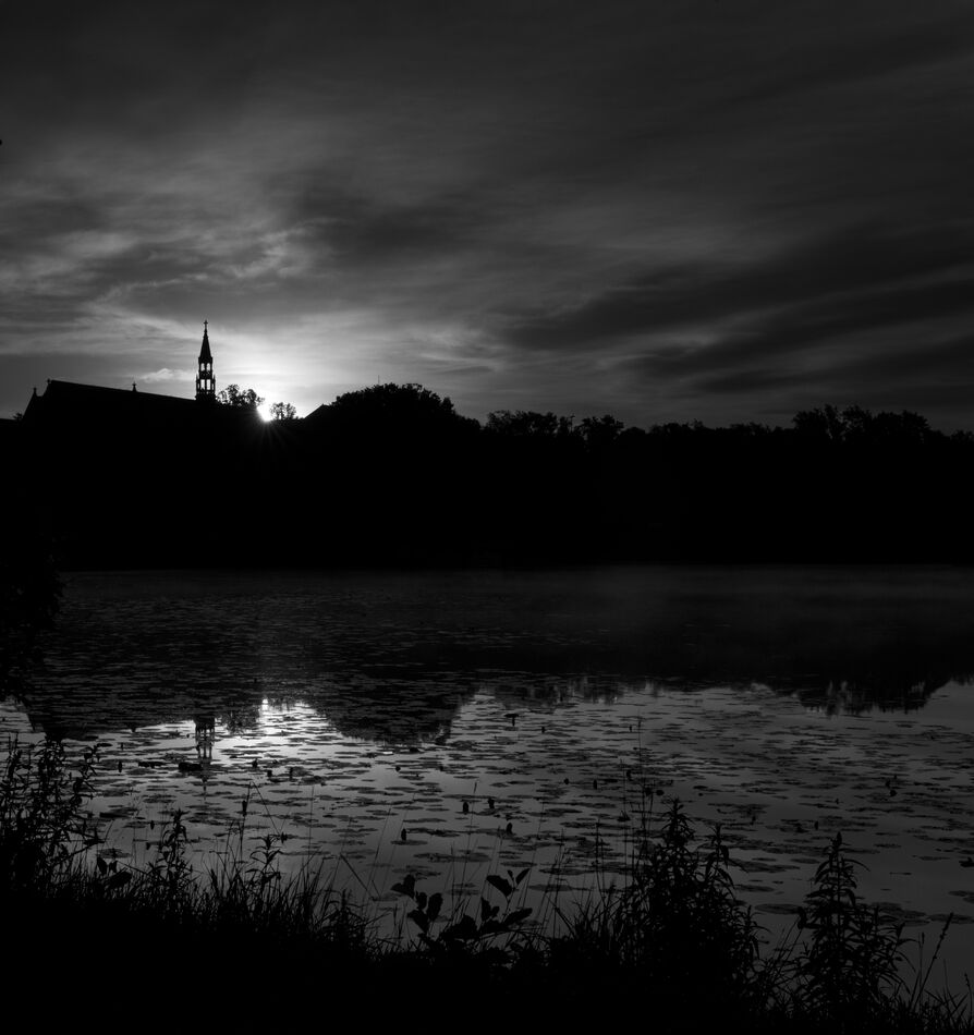 Donlandson Indiana: Took this photo in AM at sunrise at Seminary in ...