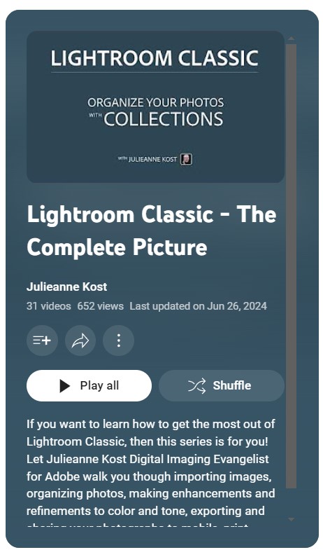 Fresh and Free Lightroom Classic Lessons: A couple weeks ago I posted a ...
