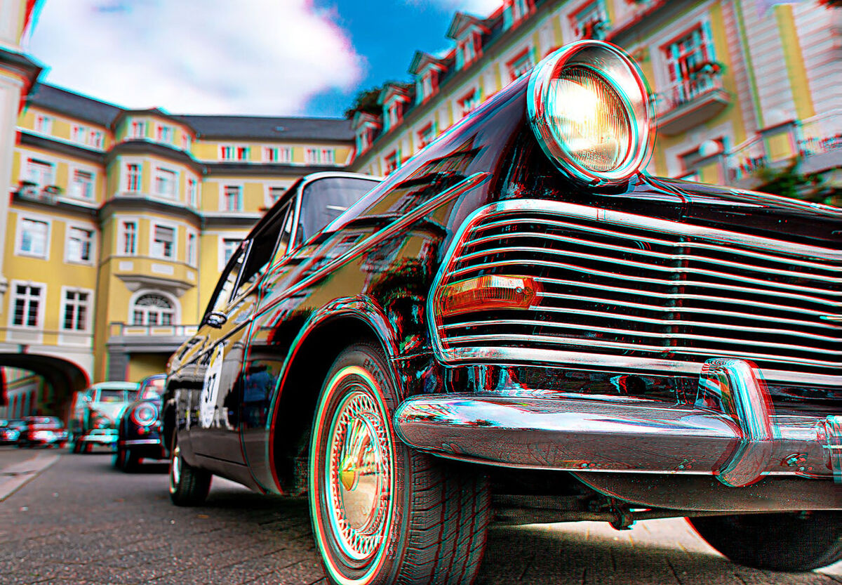 3D - Opel Vehicle: You will need a pair of anaglyph glasses to view it ...