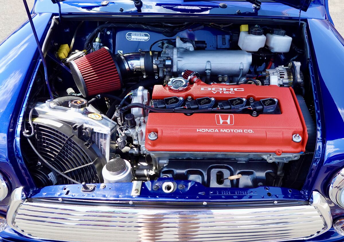 1967 Mini Cooper Sport: What a little gem with a screaming Honda engine ...