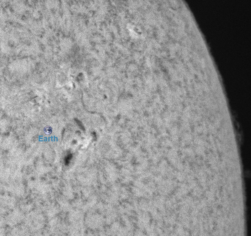 Hydrogen Alpha Solar: An opening appeared in the cloud so fired up the ...