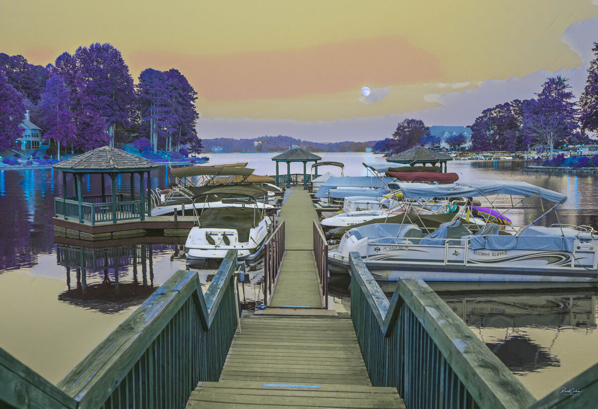 Neural Filters- Super Blue Moon Over Marina: Been playing a bit with ...