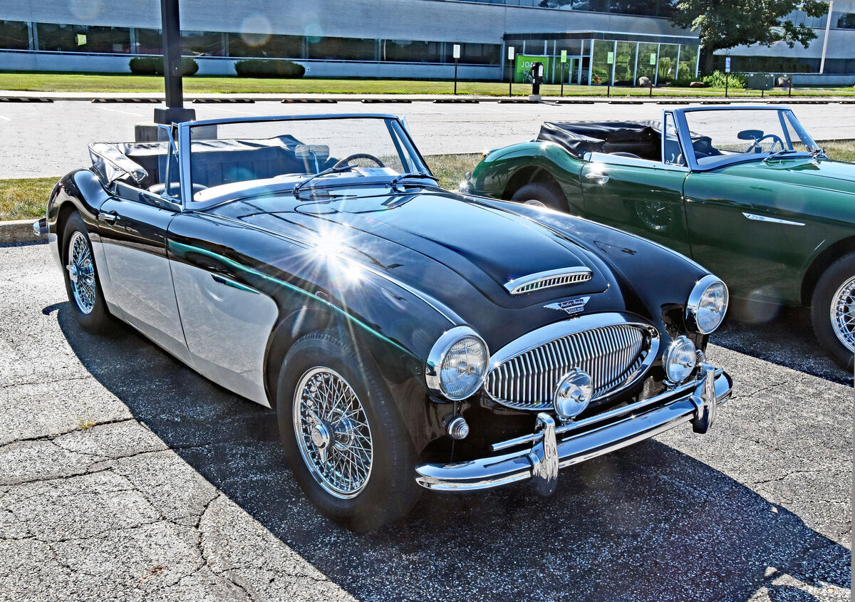 British Car Show - Austin Healey: Austin Healys, designed by David ...