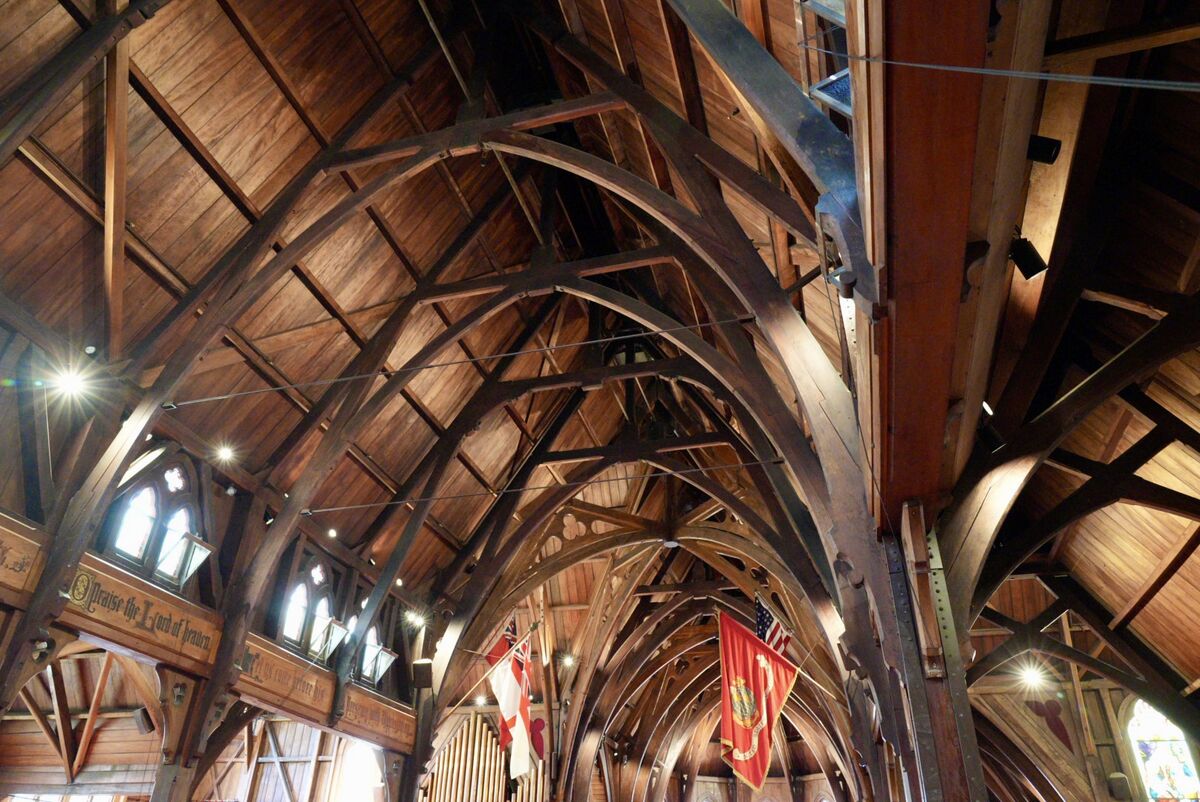 One of the oldest Gothic wooden churches: This is an old wooden church ...