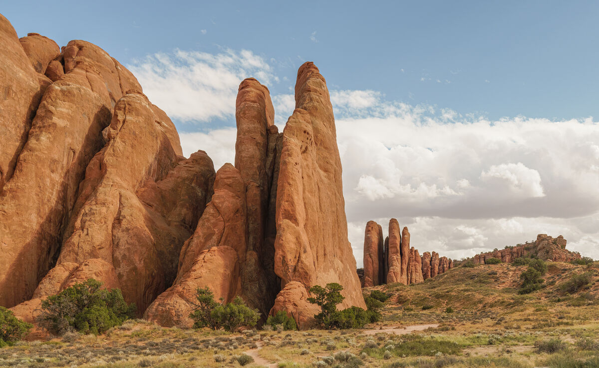 SE Utah - Arches N.P. - XXII: As we approached Sand Dune Arch, several ...