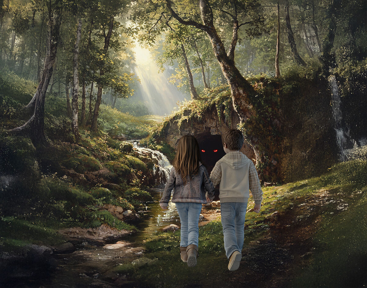 Visit to a Pooka: In a remote area in the Scottish Highlands near a ...