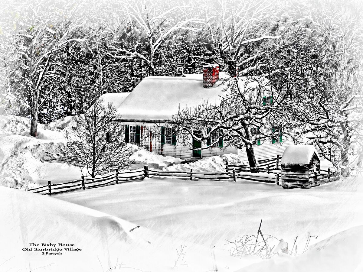 Bixby House: We haven't had a great deal of snow lately so this is one ...