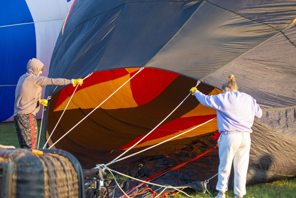 Balloon Race: We had a local balloon race. It was a perfect day with ...