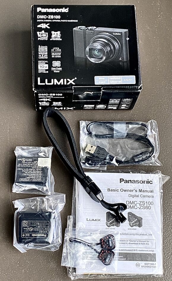 "Large Sensor" Pocket Camera, Lumix ZS100, 9 to 90mm Zoom, 20MP, $400 ...