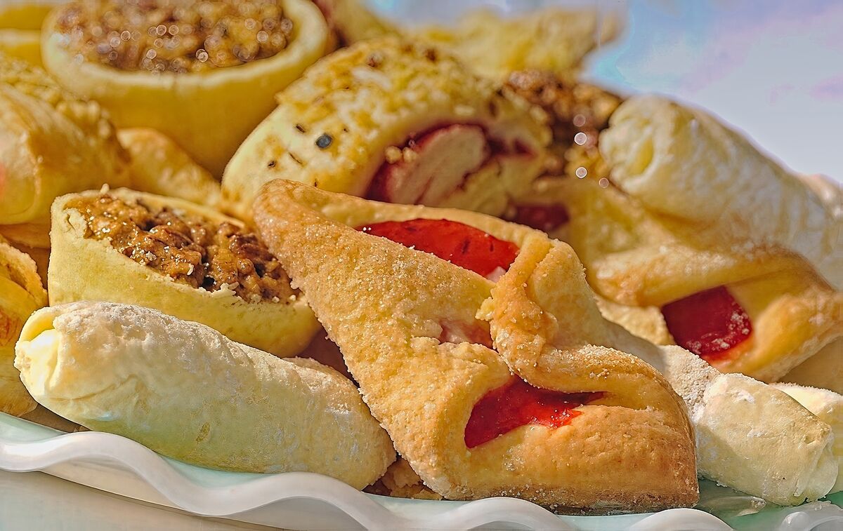 This might make you hungry: Fresh pastries out of the oven.