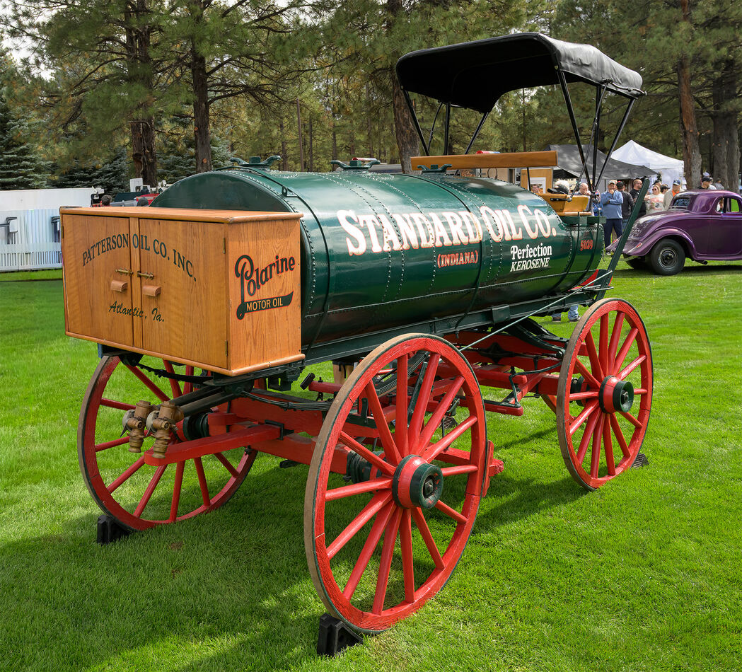 Standard Oil Wagon: Looks like something a horse or two would pull.