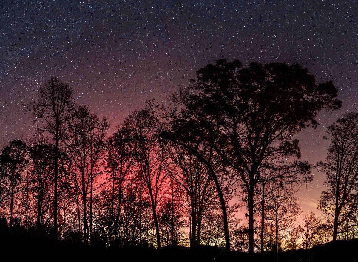 Nope, This Is Not Sunrise! This was the Aurora on the night of October ...