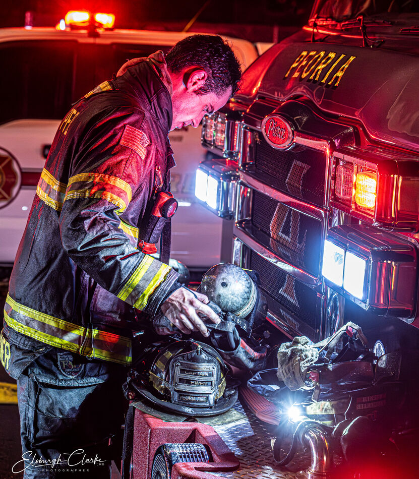 " Eyes of Fire"...Peoria Fire Department: As I continue my series with ...