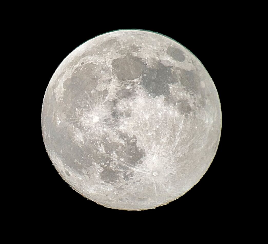 Super Beaver Moon over Bernardsville, NJ: Digiscoping through the ...