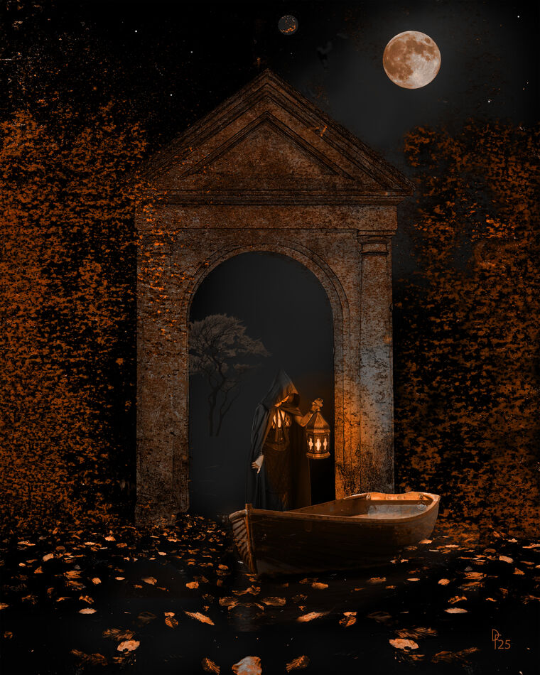 Elaine (Lady of Shallot): This was an experiment with textures and ...