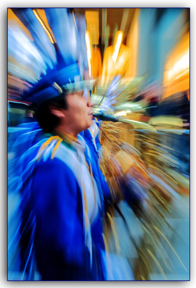 The band: A couple from the New Year parade...