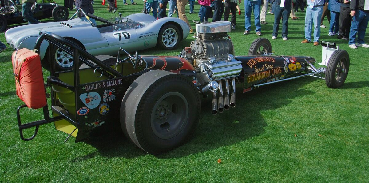 Don Garlits's Famous Drag Car...Swamp Rat 1: Don Garlits is an old ...