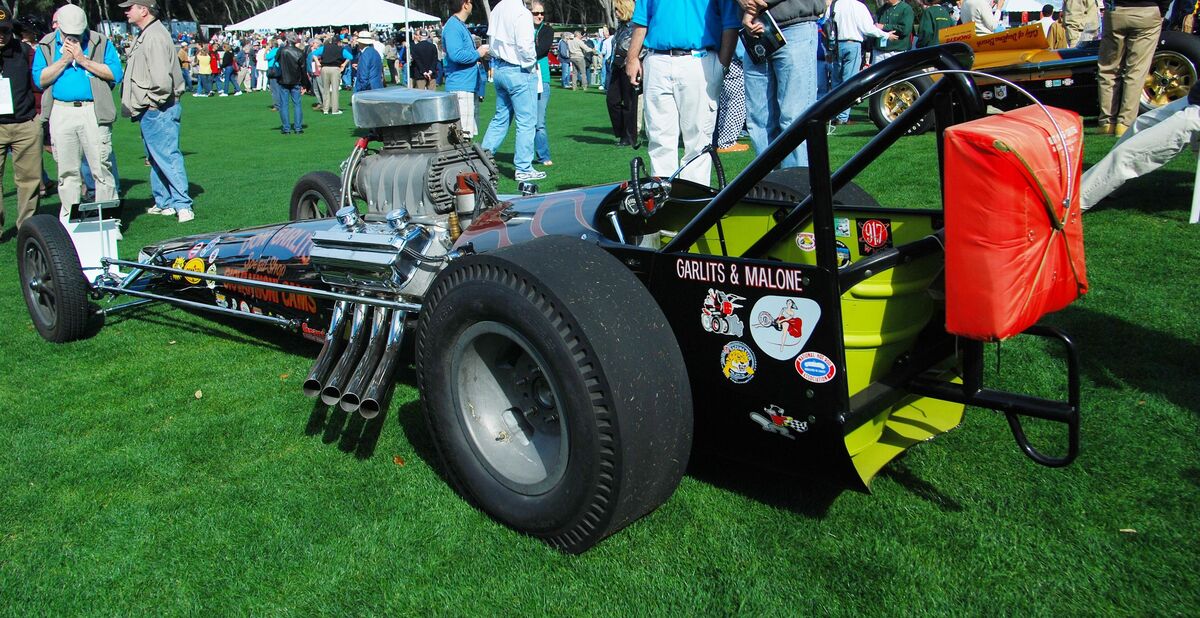 Don Garlits's Famous Drag Car...Swamp Rat 1: Don Garlits is an old ...