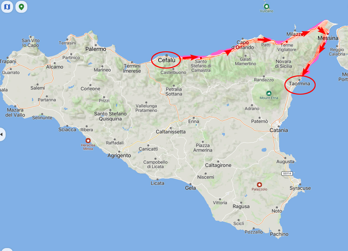 Sicily: The Road To Taormina Part 3: We continued the drive to our ...