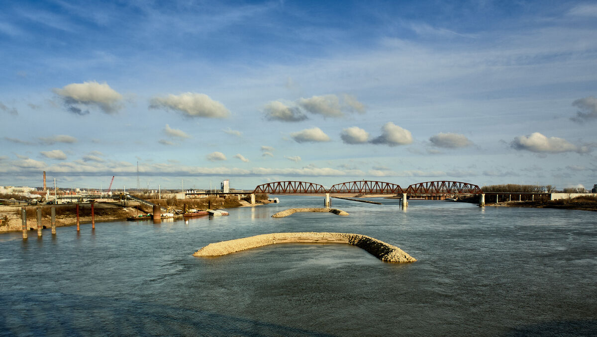 View from the Bridge: From my walk this morning across the McKinley ...