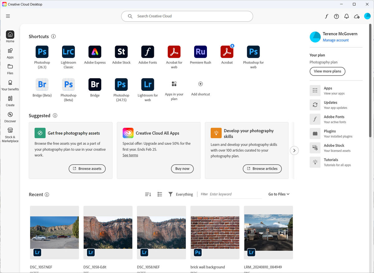 Serial number for LR (Page 2): You should have the Creative Cloud ...