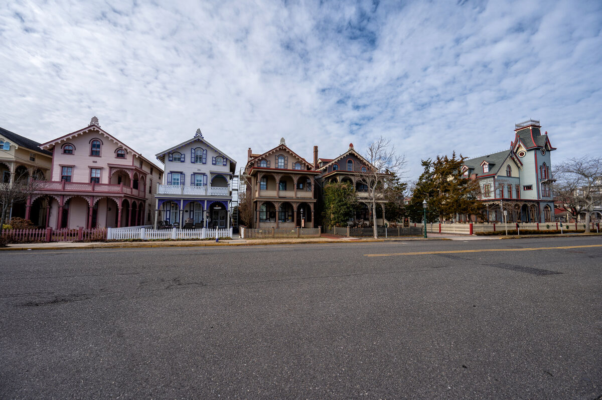 Cape May houses I: Some of the houses in Cape May,NJ...