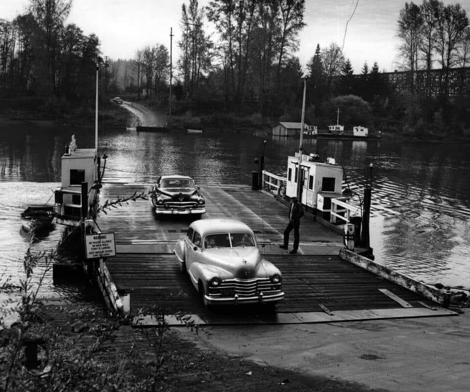 Riverton Ferry, Coos County Oregon, taken before I was born: Photo is ...