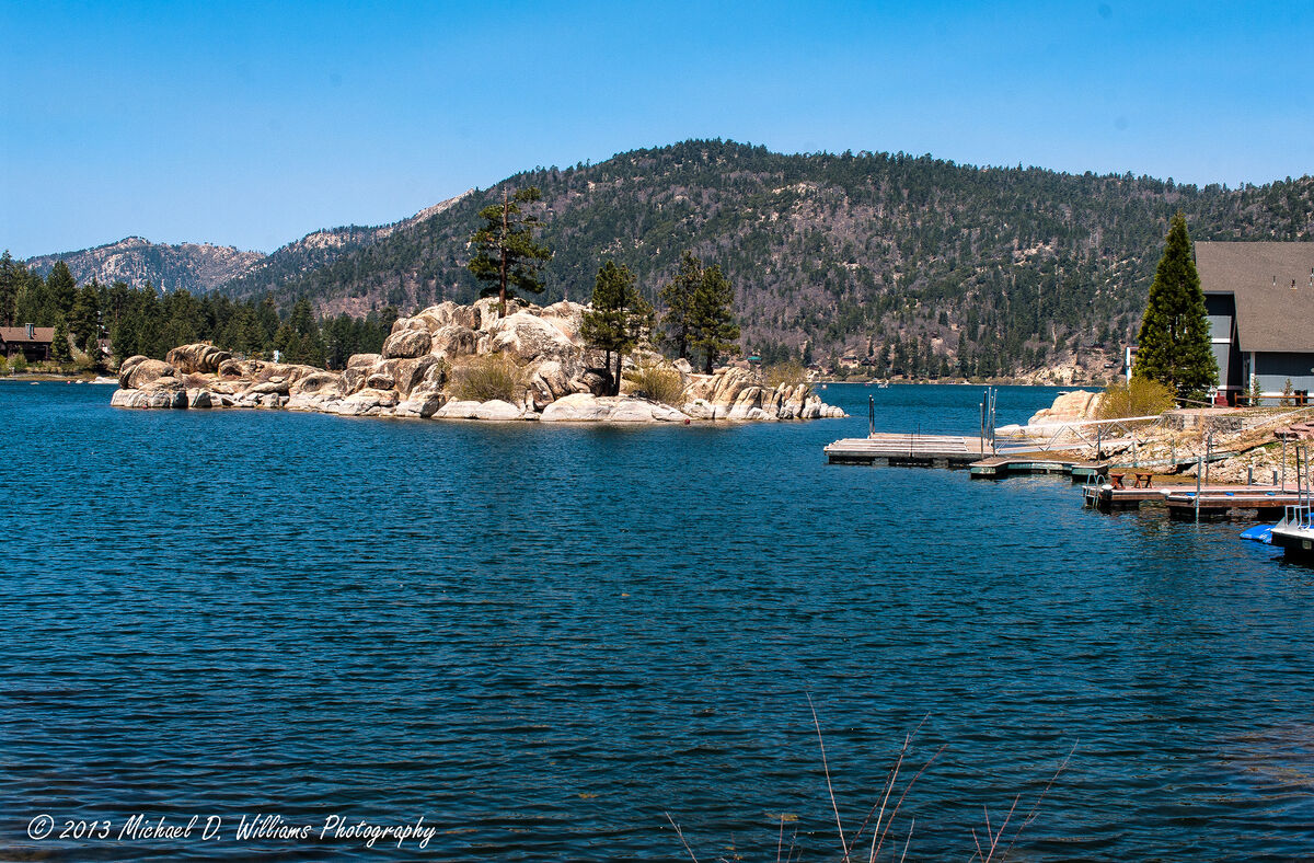 From Rim Of The World Drive; Big Bear Lake Area, San Bernardino ...