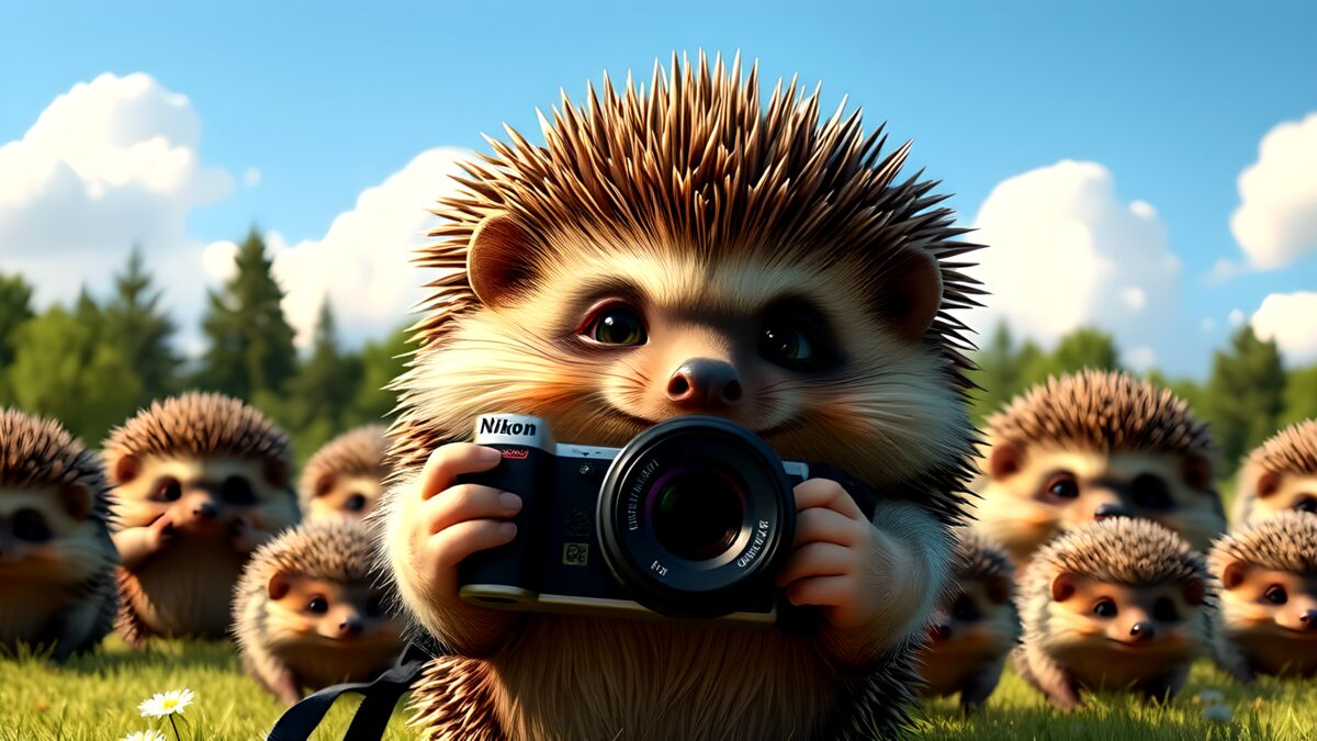 Uglyhedgehogs & Nikon: Created with Artspace.AI using the prompt: "An ...