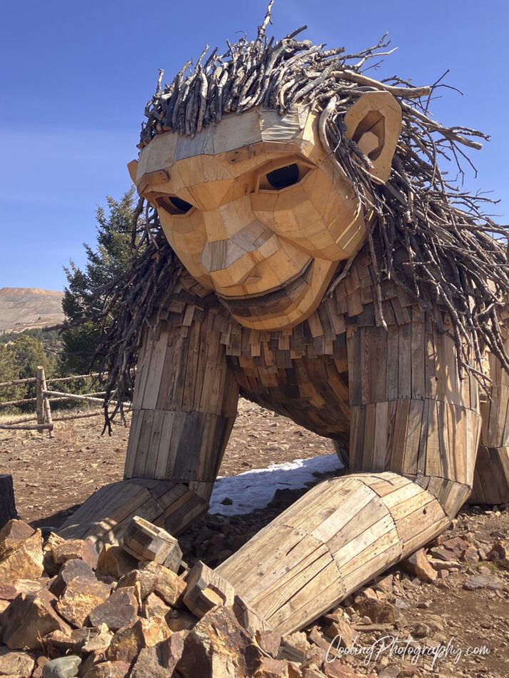 wooden troll Rita: she's call rita the rock planter. one of two all ...