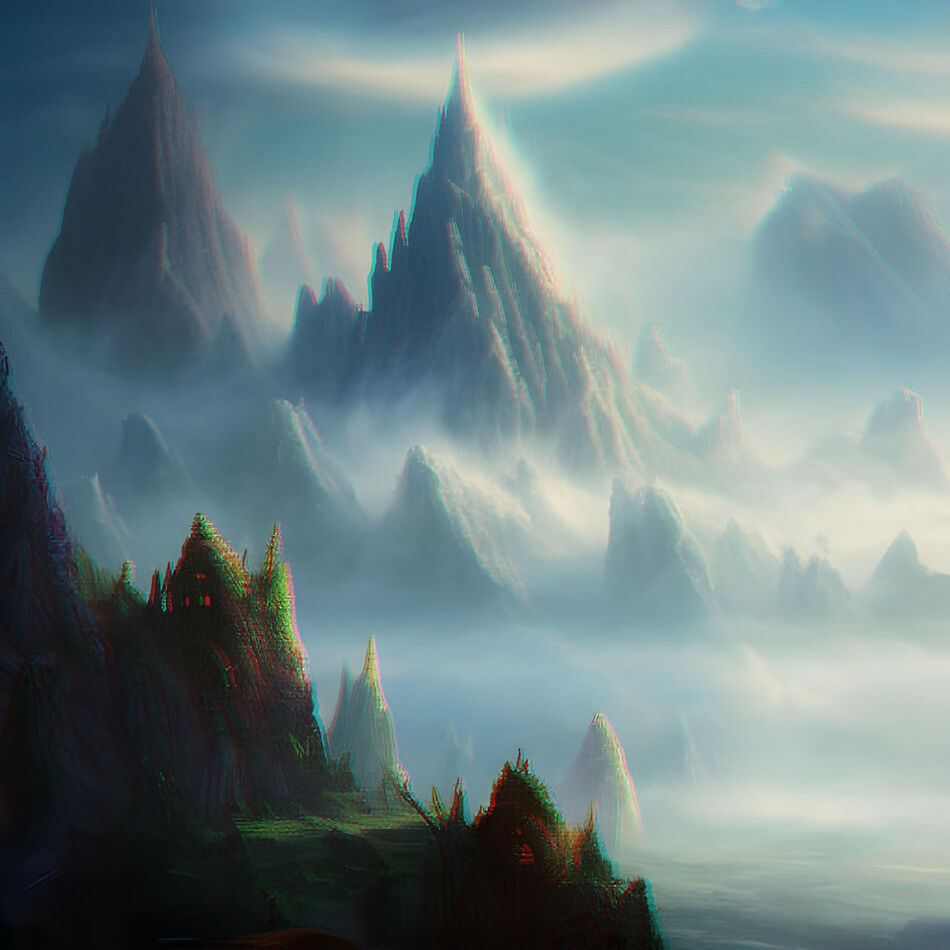 3D - Scenic: Anaglyphic glasses are required to view it in 3D. Picture ...