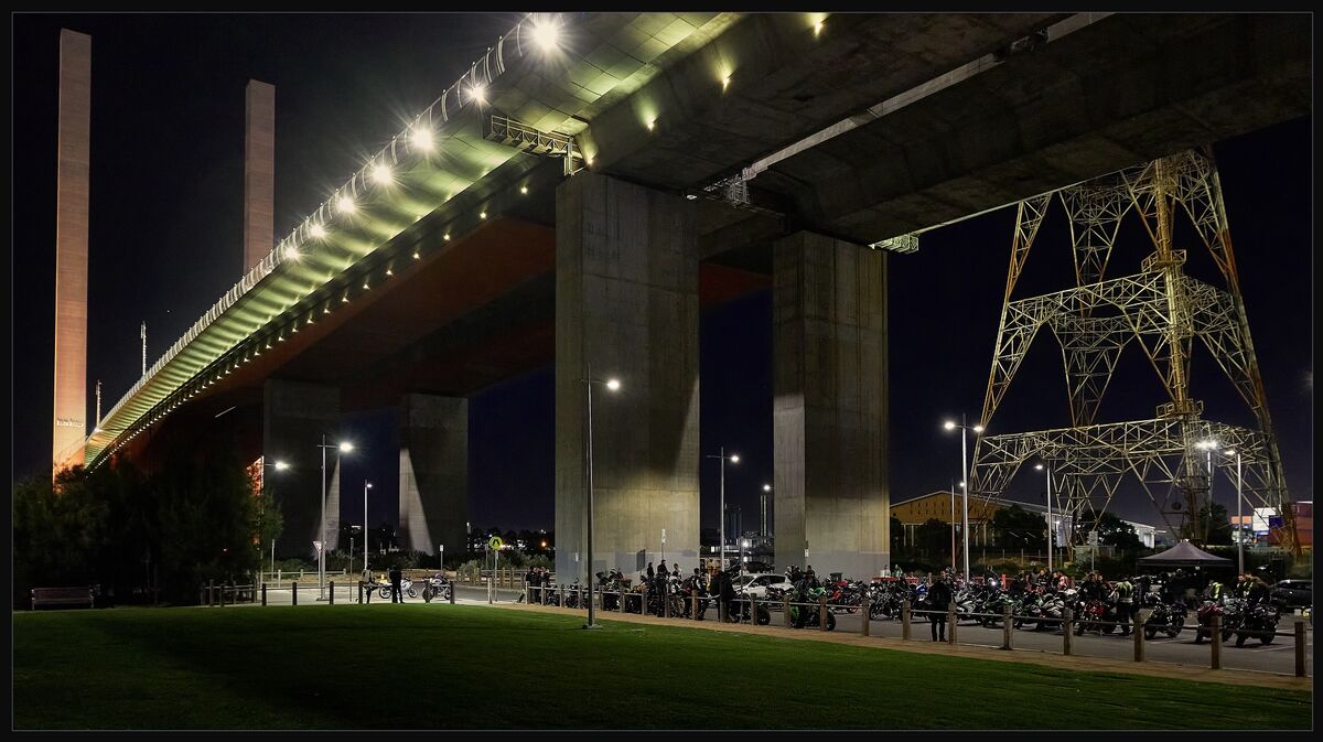 Bridge: This is a shot I took 2021 under the Bolte Bridge at a monthly ...