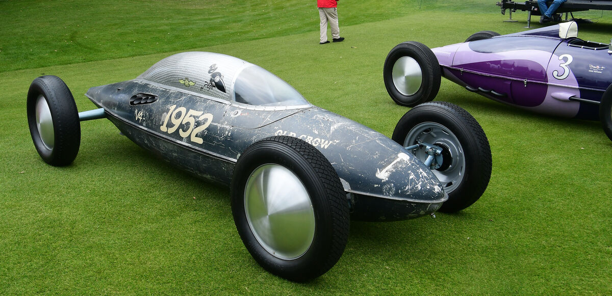 A 1939 Meteor Lakester Race Car: The Lakester class of race cars were ...
