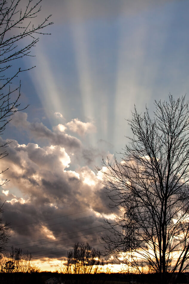 Last Night: Last night's sunset.