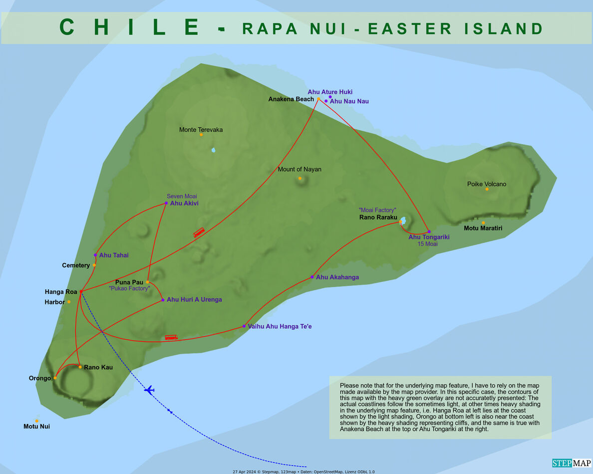 Amazing Chile 30 - Easter Island - Ahu Tongariki with its 15 Moai - and ...