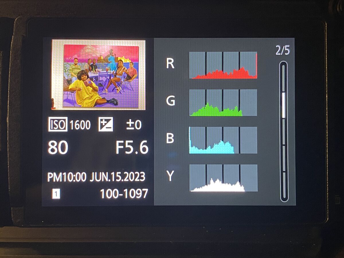 histogram mode: when shooting with the Nikon D700, after each shot , i ...