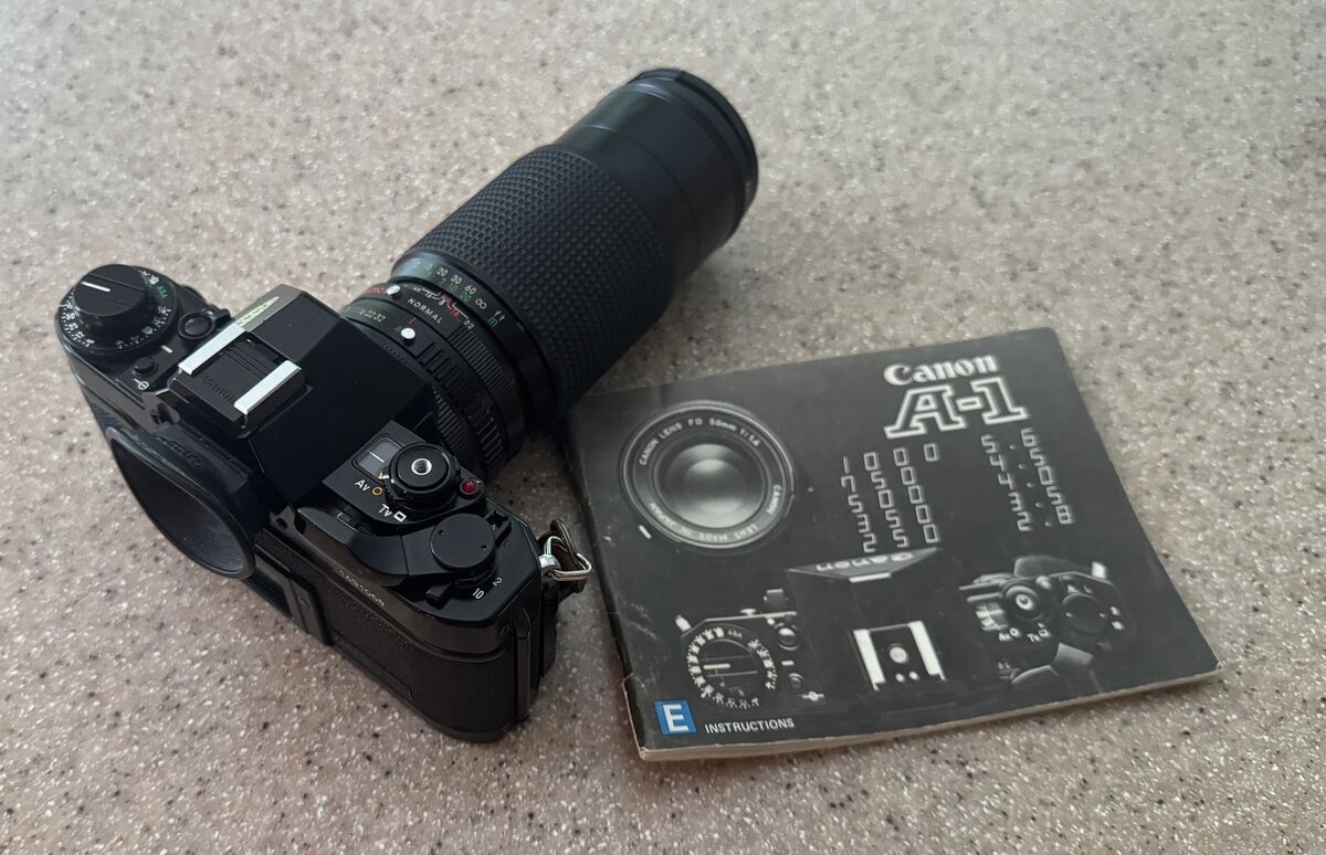 Transaction Completed (Freebie ——> Canon A-1 Film Camera & Lenses): All ...