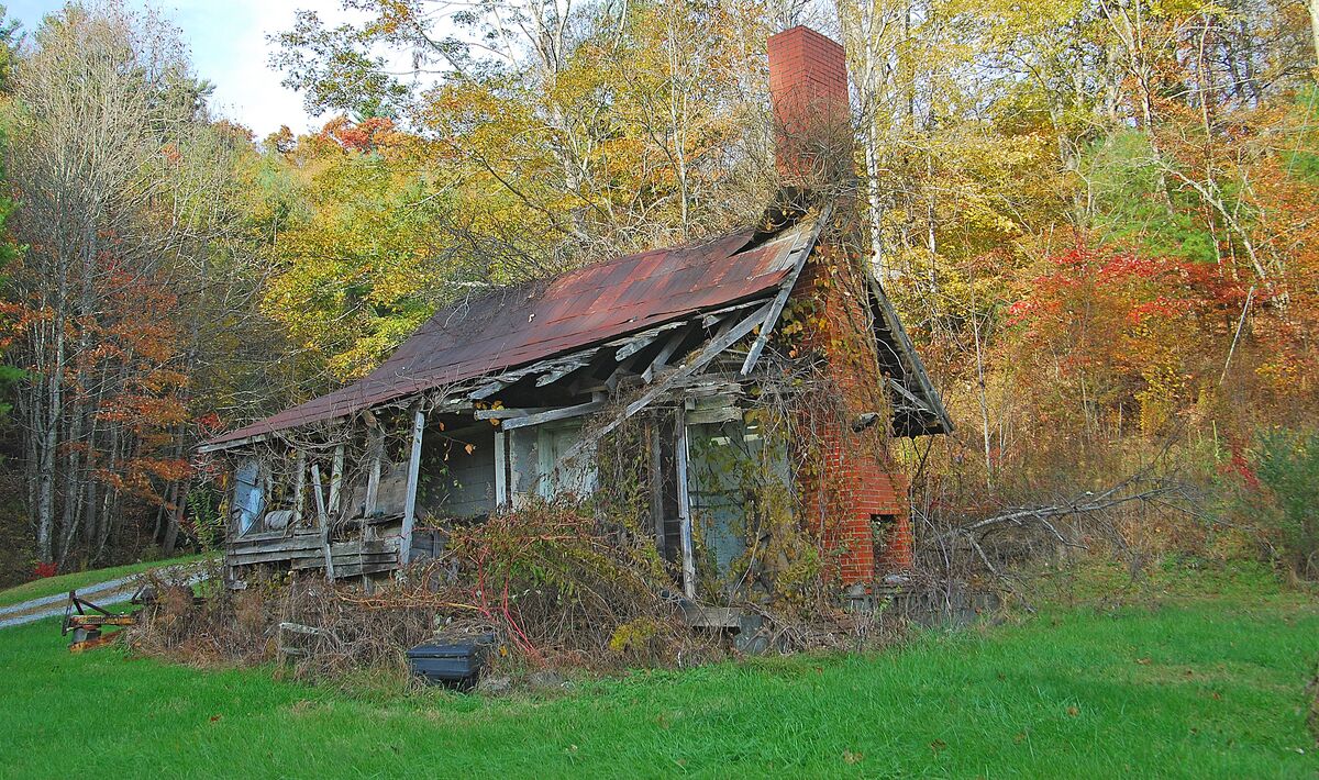Torn down and gone: Just a big, barren dirt spot now.