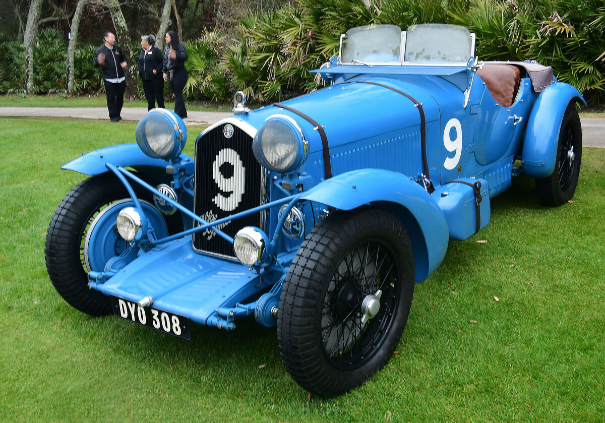 Two Alfa Romeo Race Cars...A World Apart: Car #1 is a 1934 8C 2300 ...