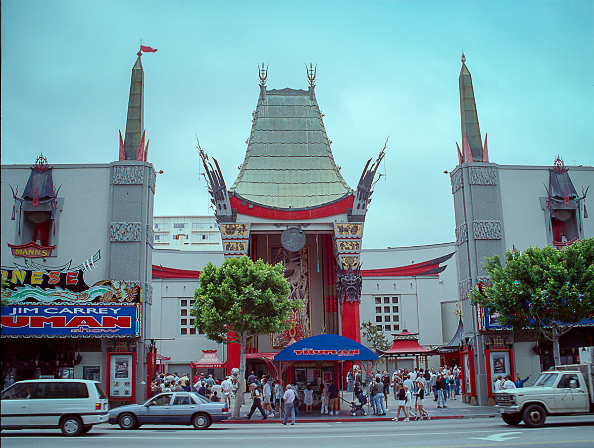 Grauman's Chinese Theatre: I photograph the theatre i the late 1990's ...