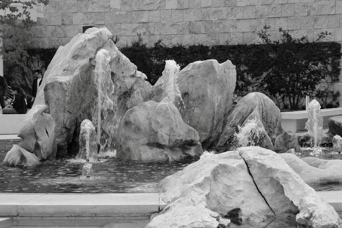 Fountains at the Getty LACA: Fountains at the Getty LACA...