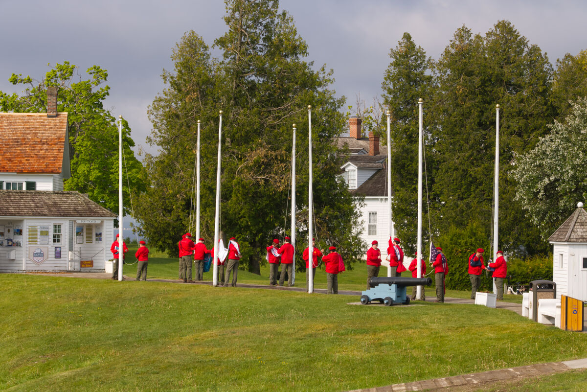 Flag Raising Ceremony: This ceremony is conducted in the morning (with ...