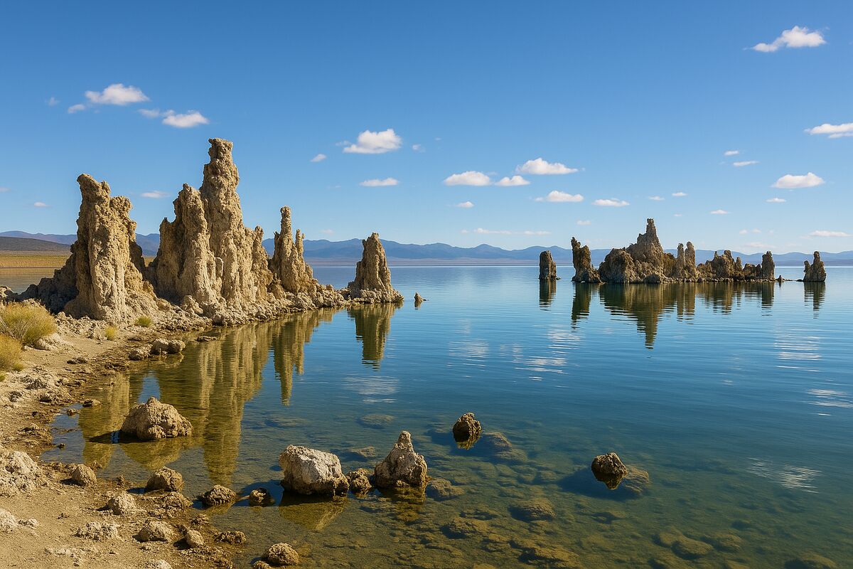 Mono Lake, California: Another example of the new Midjourney release 7 ...
