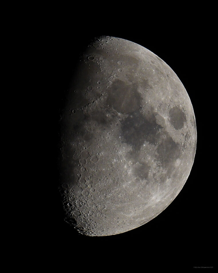 June 4th Moon Crater Detail: Had a break in the clouds, moon was at its ...