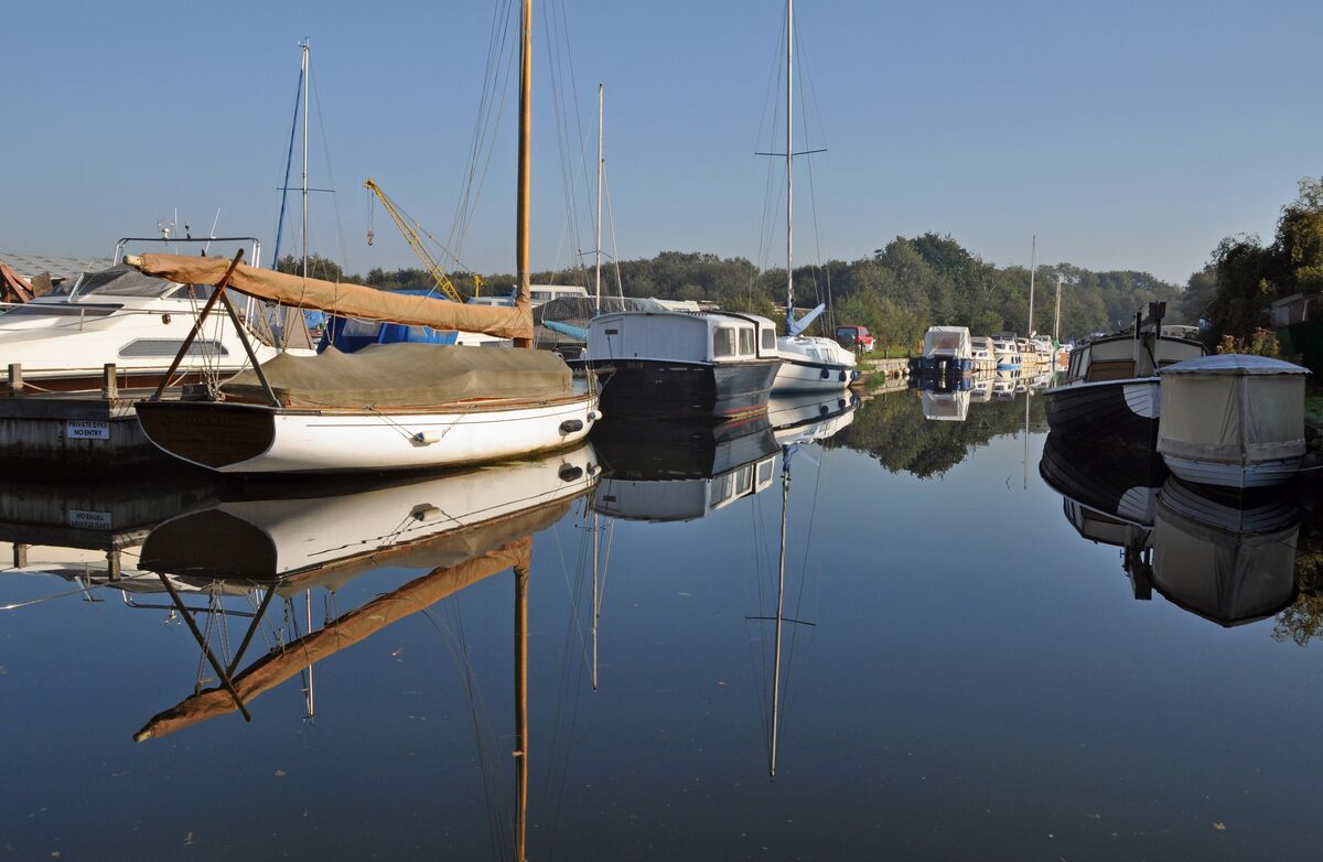 Norfolk Broads, England: A few of the many shots taken while cruising ...