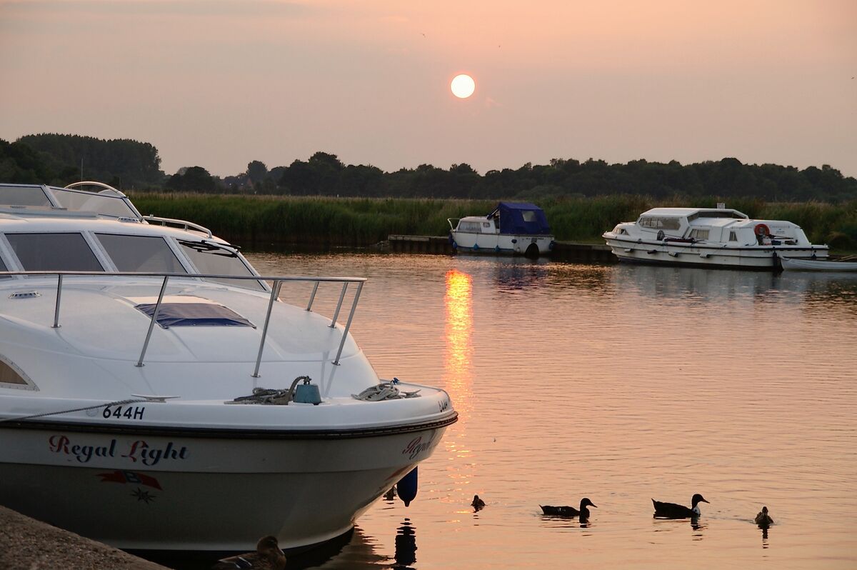 Norfolk Broads, England: A few of the many shots taken while cruising ...