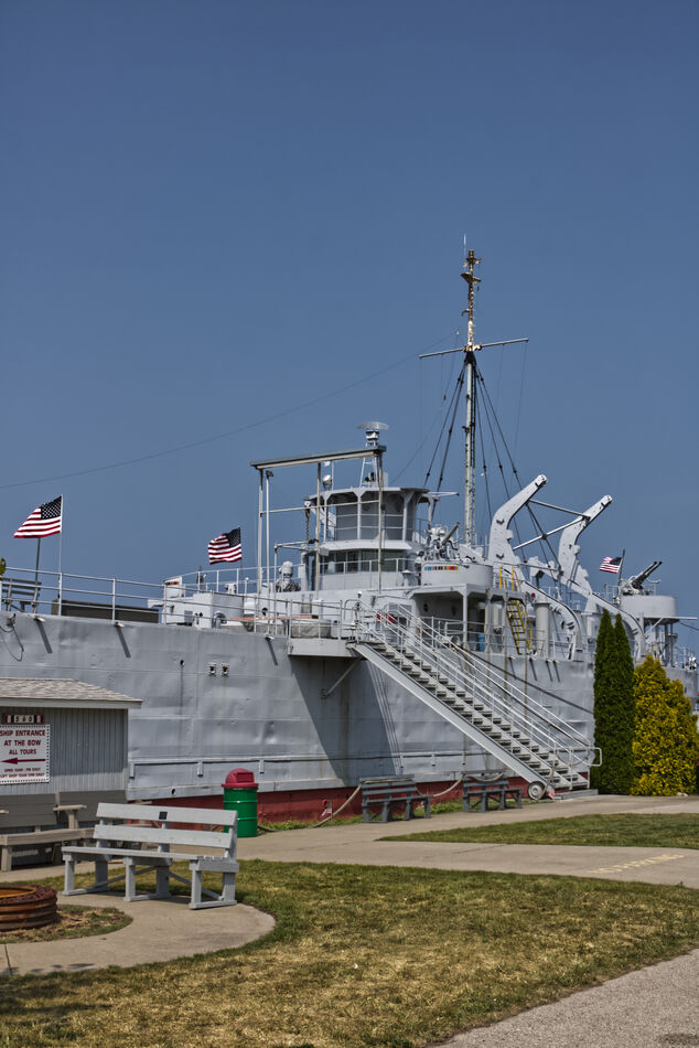 LST 393 - Part 5 - Exterior Views: Some exterior views that show the ...