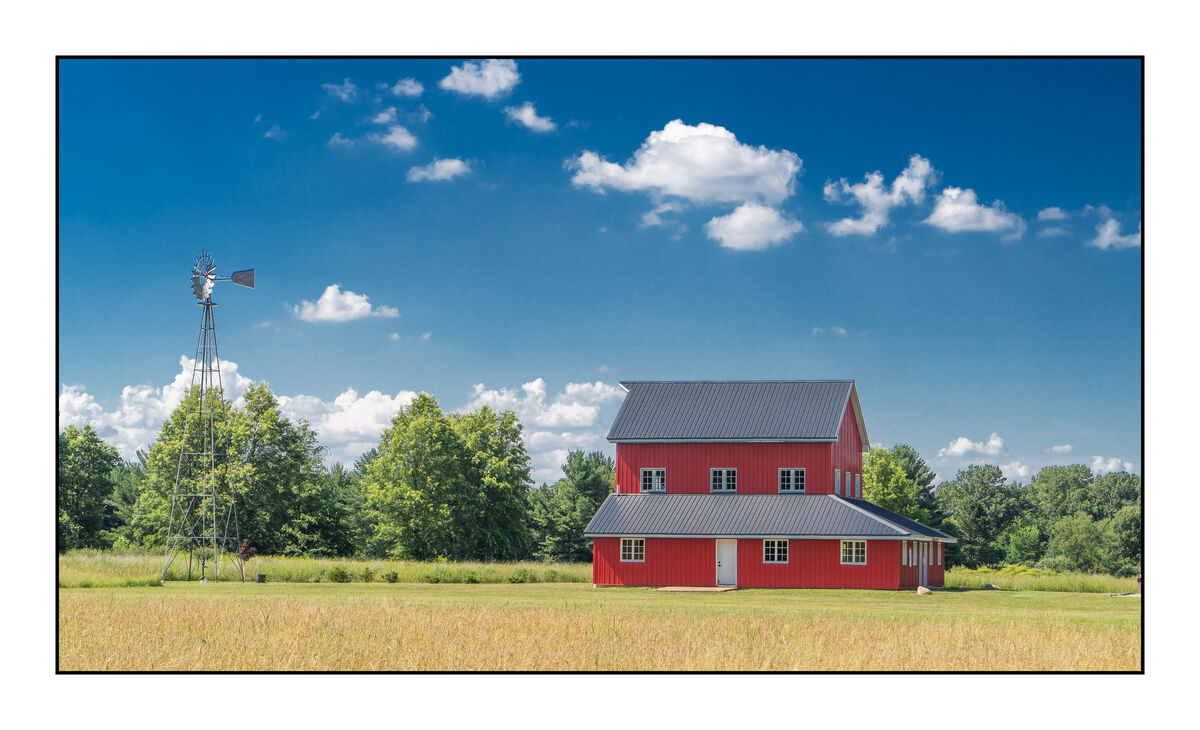 Restored buildings in Kekkekuk County Park near Danville IL: These are ...